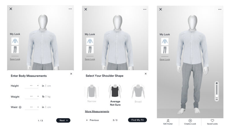 Men’s Virtual Fitting Room Launched! - Style.me